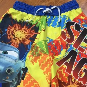 Disney | Swim | 24 32 425 Disney Pixar Cars Swim Trunks 8 | Poshmark